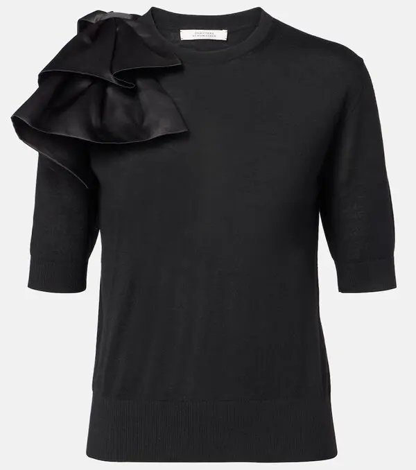 Dorothee Schumacher Merino Wool Ruffled Sweater