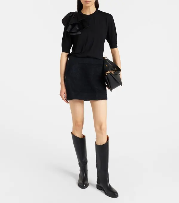 Dorothee Schumacher Merino Wool Ruffled Sweater