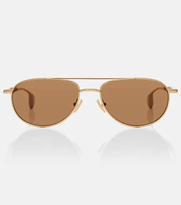 Bottega Veneta Aviator Sunglasses - Gold