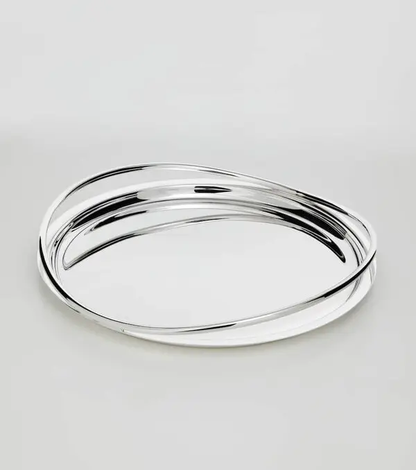 Christofle Vertigo -plated Tray Andrée Putman