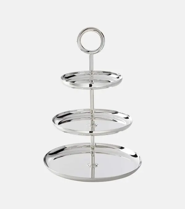 Christofle Vertigo -plated Serving Stand Andrée Putman - Silver