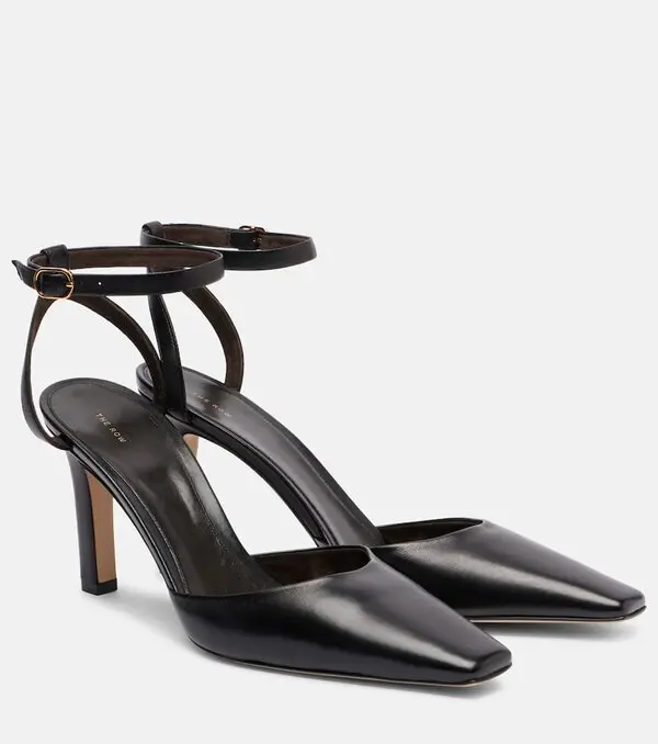 THE ROW Carla 80 Leather Sandals