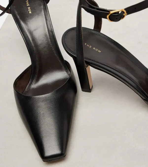 THE ROW Carla 80 Leather Sandals