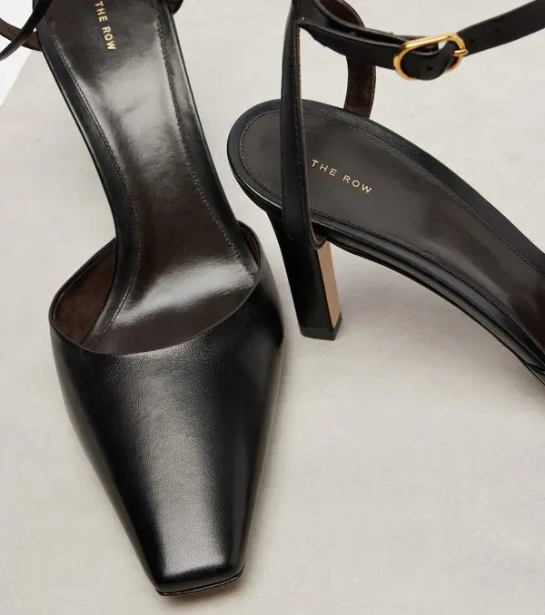 THE ROW Carla 80 Leather Sandals