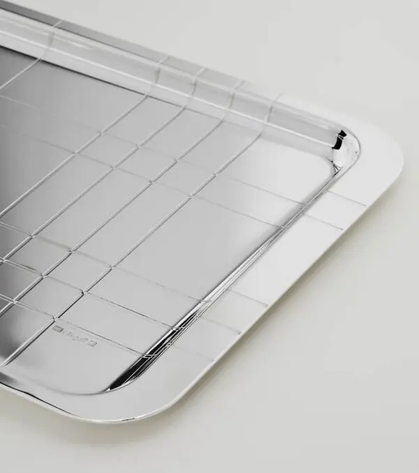 Christofle Graphik -plated Tray