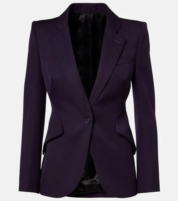 Alexander McQueen Wool Single-breasted Blazer