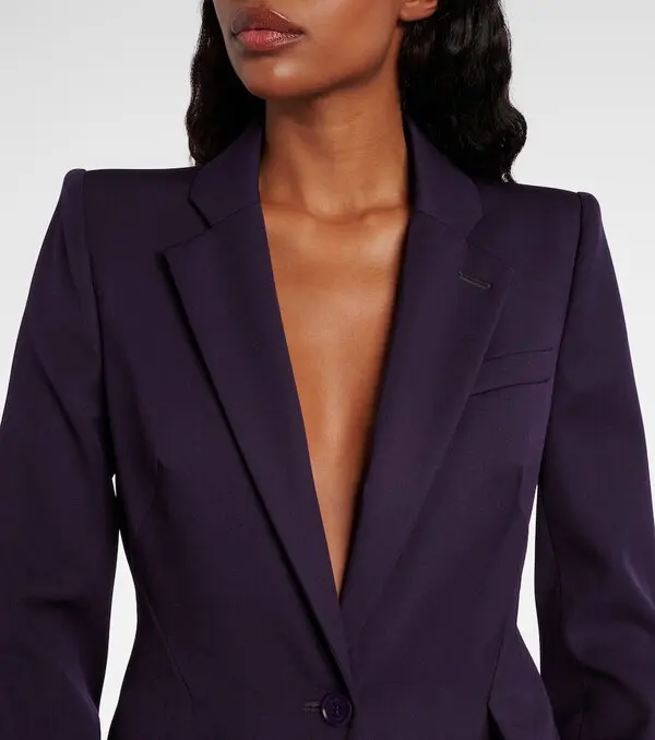 Alexander McQueen Wool Single-breasted Blazer