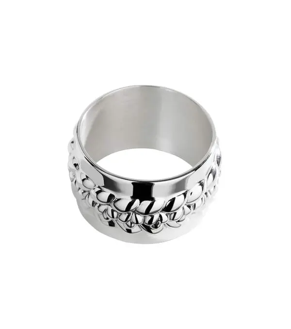 Christofle Babylone Napkin Ring - Silver