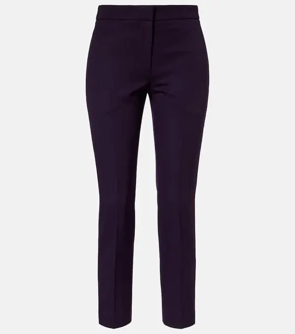 Alexander McQueen Wool Slim Fit Trousers