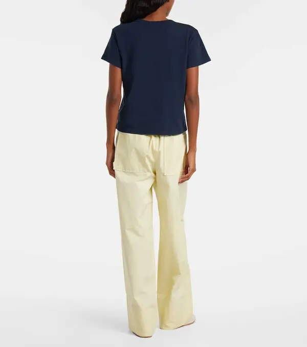 LESET Margo Cotton Jersey T-shirt - Blue