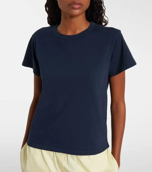 LESET Margo Cotton Jersey T-shirt - Blue