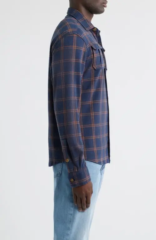 Johnnie-o Judah Check Button-up Flannel Overshirt