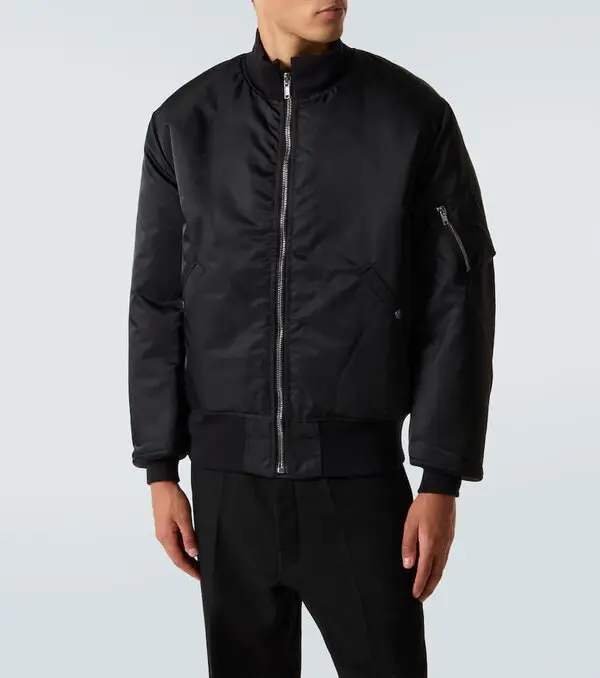 Rick Owens Logo Bomber Jacket
