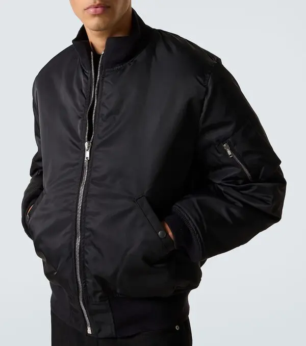 Rick Owens Logo Bomber Jacket