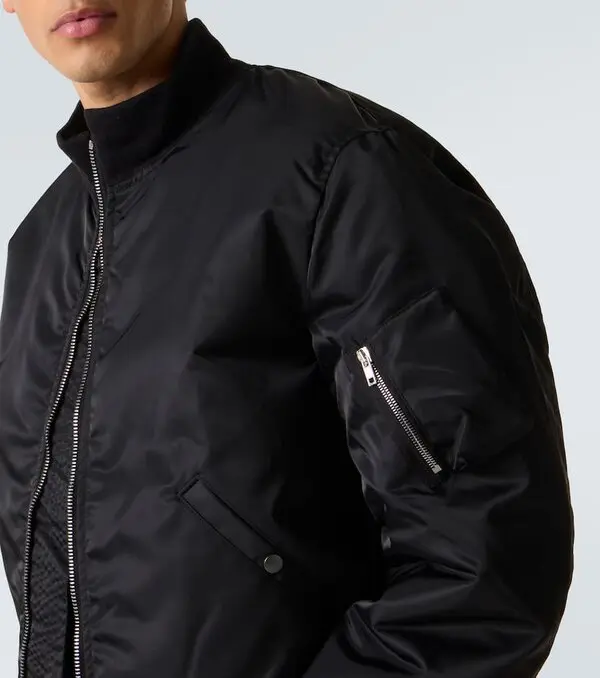 Rick Owens Logo Bomber Jacket