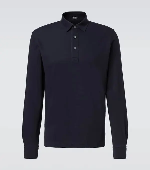 Zegna Cotton Piqué Polo Sweater