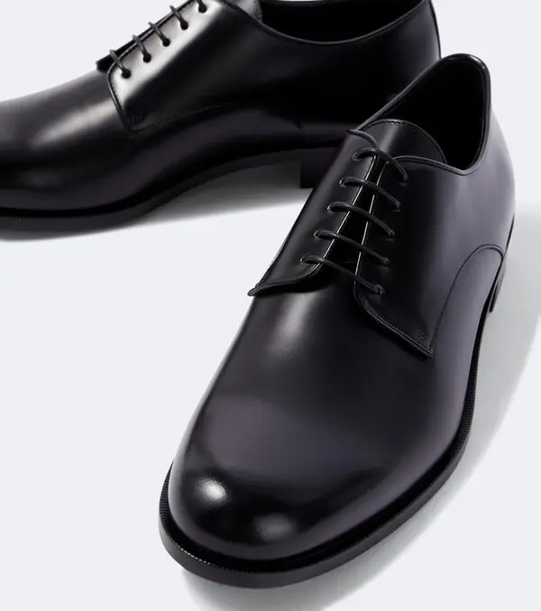 Giorgio Armani Leather Derby Shoes