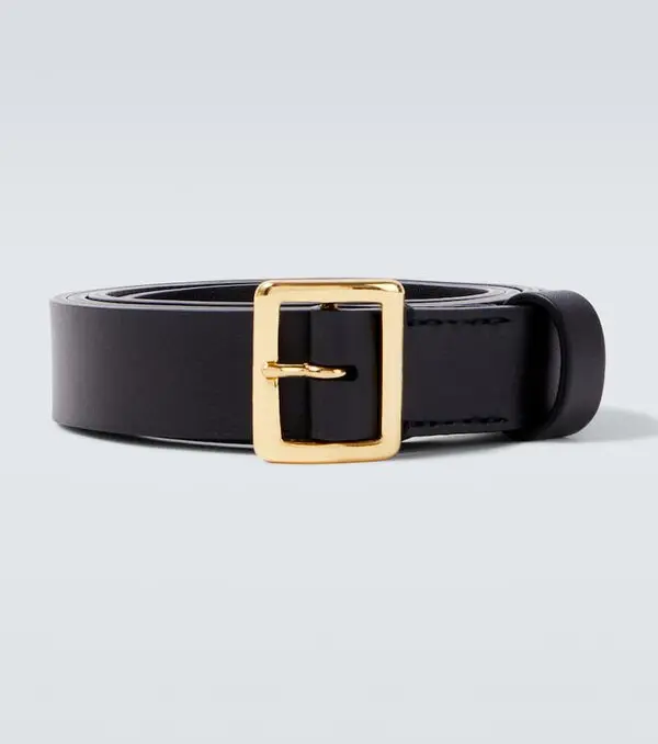 Auralee Leather Belt - Black