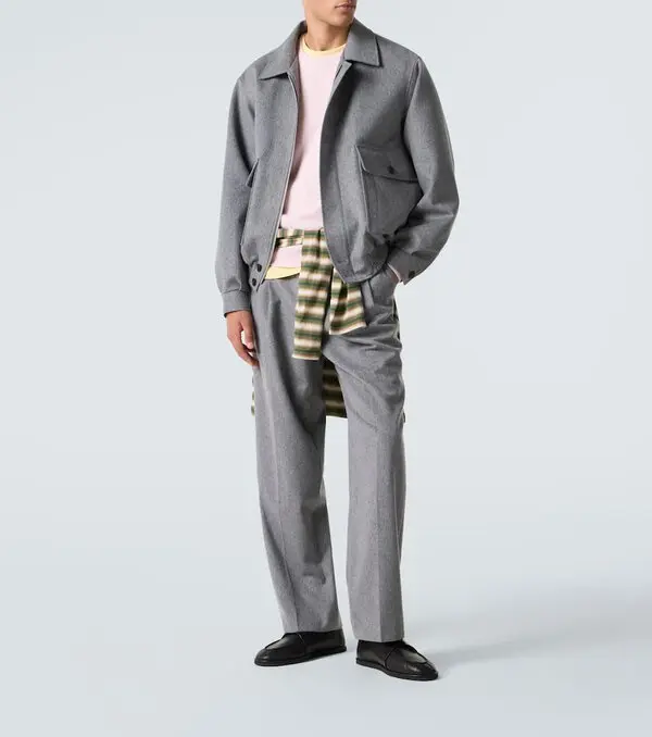 Auralee Cashmere Straight Pants