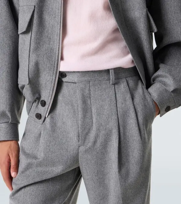 Auralee Cashmere Straight Pants