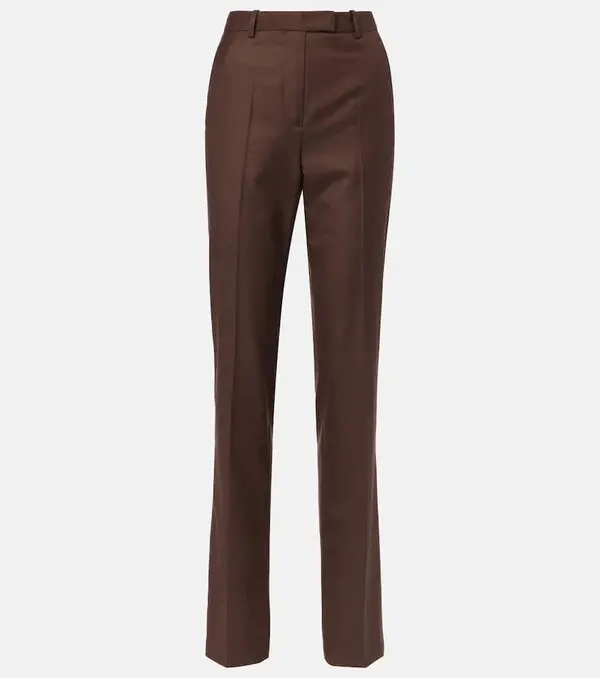 Loro Piana Davey Virgin Wool Straight Pants