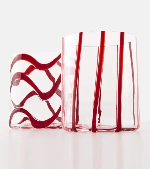 NASONMORETTI Cyrus Set Of 2 Glass Tumblers