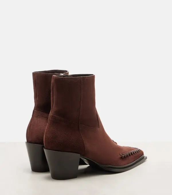JIMMY CHOO Cece 60 Suede Ankle Boots - Brown