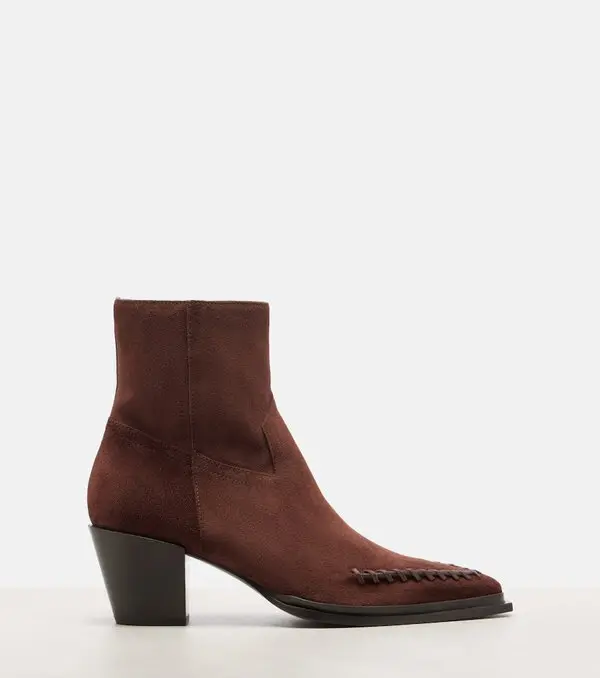 JIMMY CHOO Cece 60 Suede Ankle Boots - Brown
