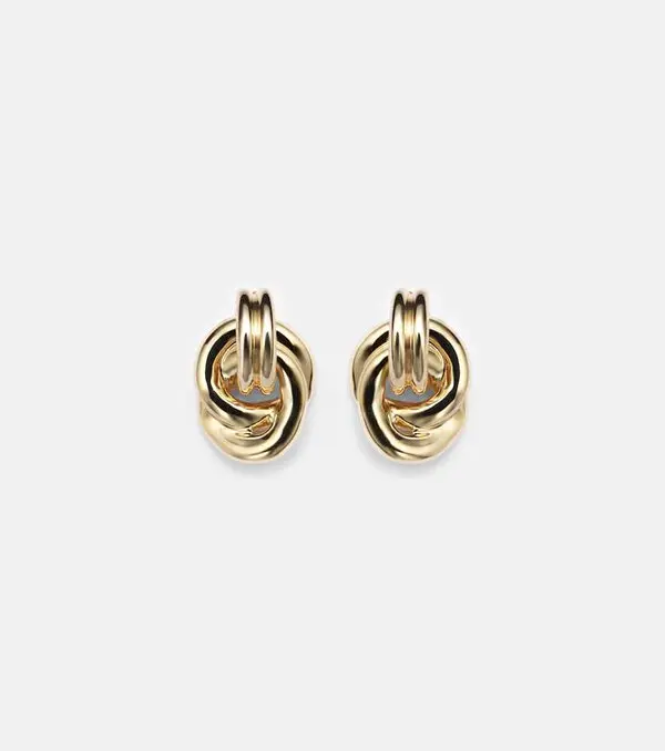 STONE AND STRAND 14kt Yellow Stud Earrings - Gold