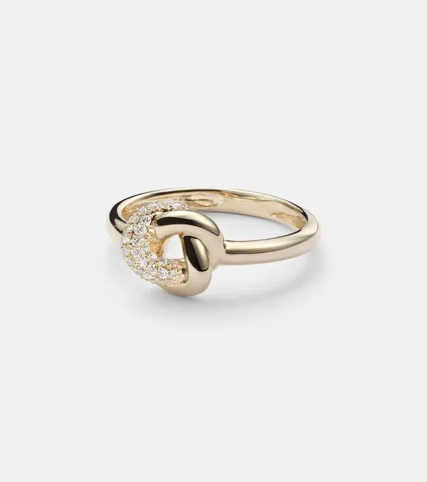 STONE AND STRAND 14kt Yellow Ring With Diamonds - Gold