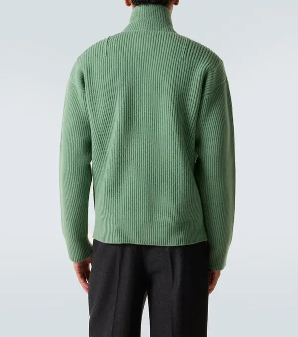 JIL SANDER Wool Zip-up Cardigan