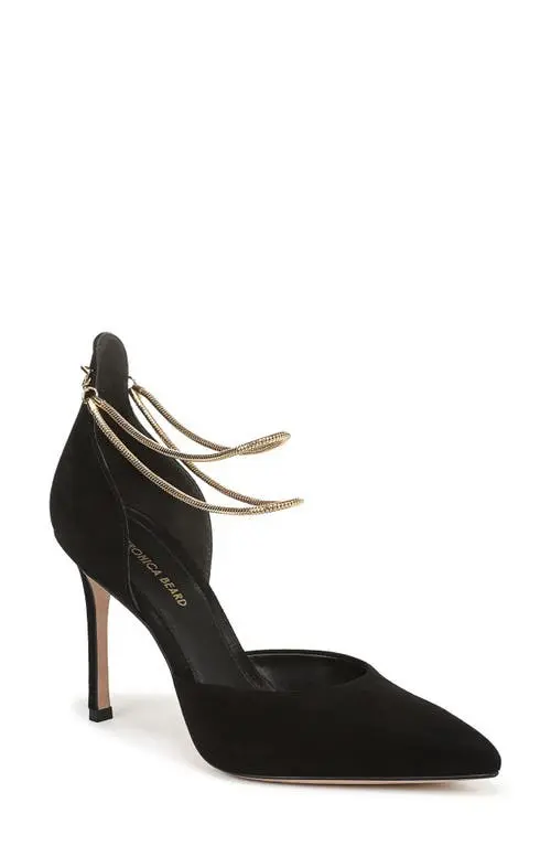 Veronica Beard Leandra Ankle Strap Pump - Black