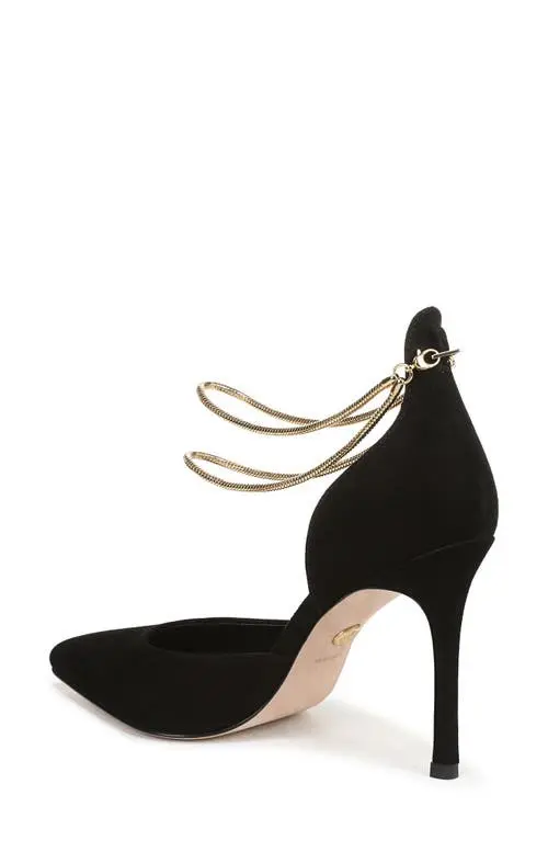 Veronica Beard Leandra Ankle Strap Pump - Black