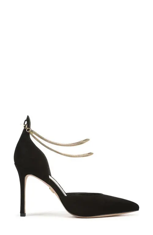 Veronica Beard Leandra Ankle Strap Pump - Black