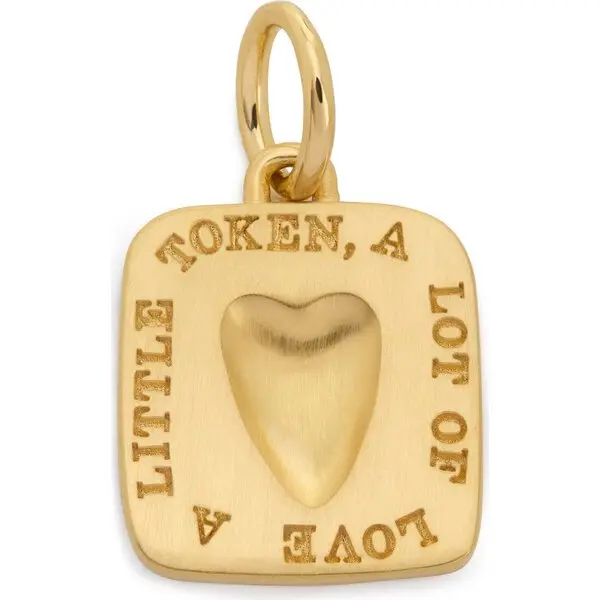 Monica Vinader Love Token Pendant - 18k Gold Vermeil