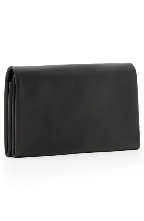 ALLSAINTS Harluna Leather Clutch - Black