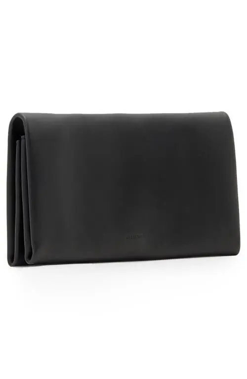 ALLSAINTS Harluna Leather Clutch - Black