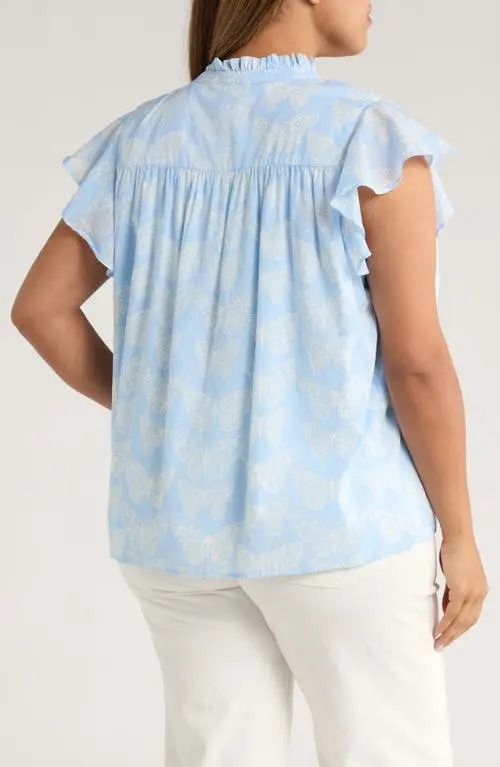 SUGARLIPS Aubry Butterfly Cindi Ruffle Top