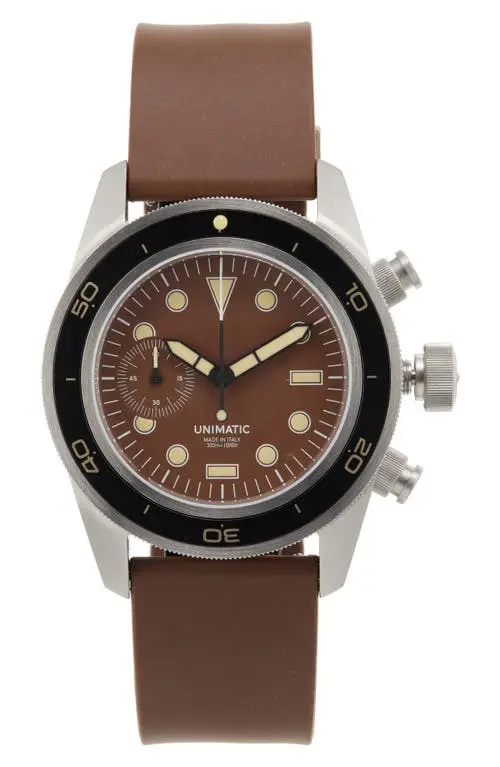 UNIMATIC Diving Heritage Diving Watch - Brown