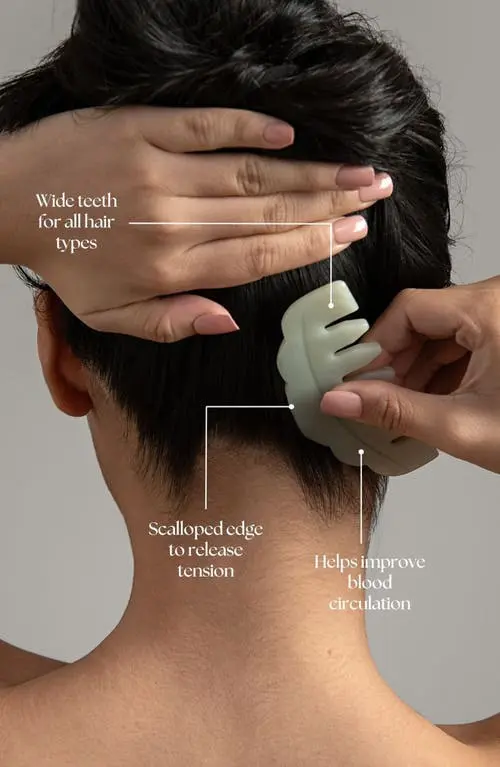 MOUNT LAI The Massaging Gua Sha Comb - Jade