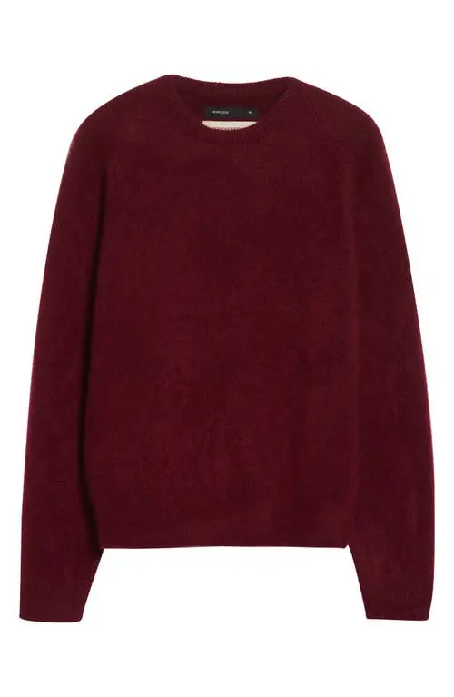 Frenckenberger Cashmere And Silk Crewneck Sweater - Burgundy