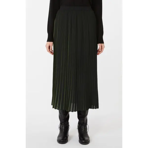 Max Mara Bora Pleated Midi Skirt