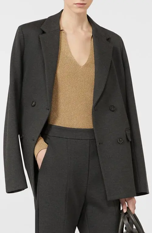 MM BY MAX MARA Virgus Double-breasted Jersey Blazer