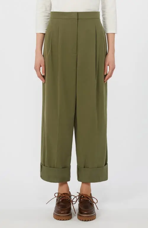 Max Mara Pleated Cuffed Trousers