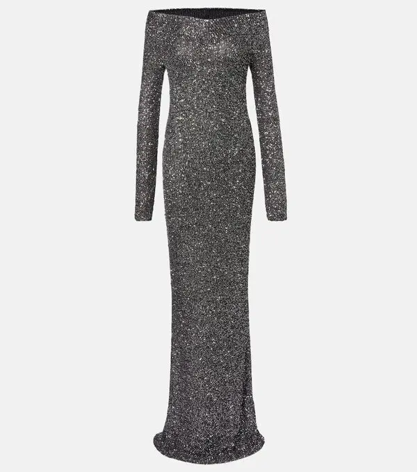 Stella McCartney Knitted Sequined Gown