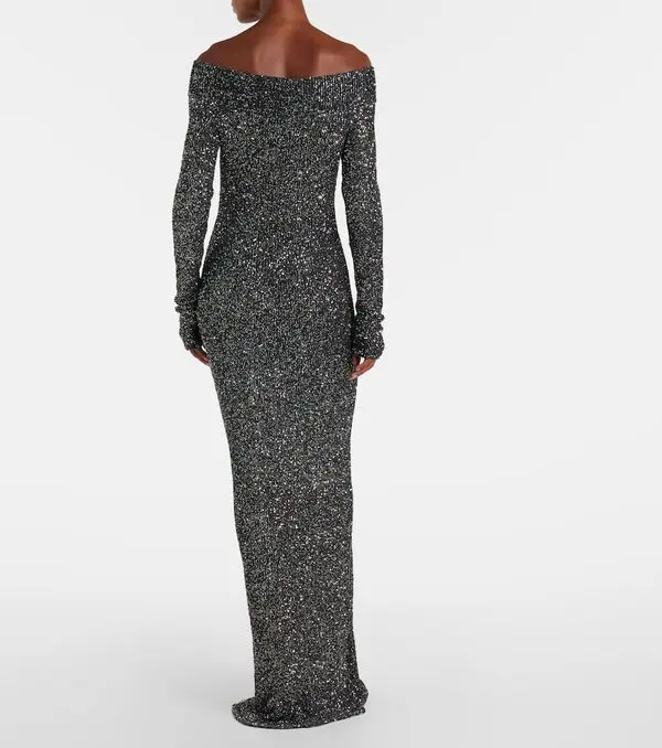 Stella McCartney Knitted Sequined Gown