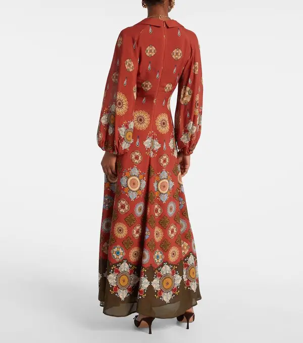 La DoubleJ Diva Printed Maxi Dress