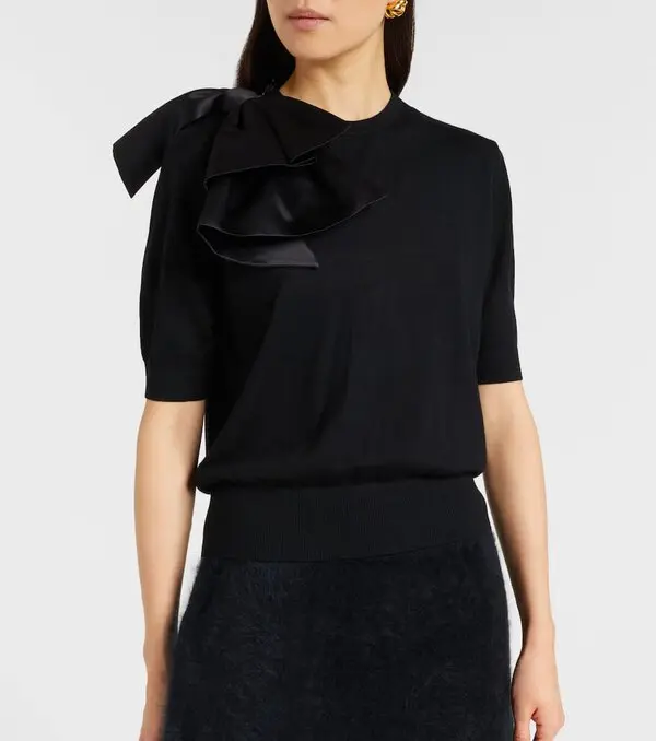 Dorothee Schumacher Merino Wool Ruffled Sweater