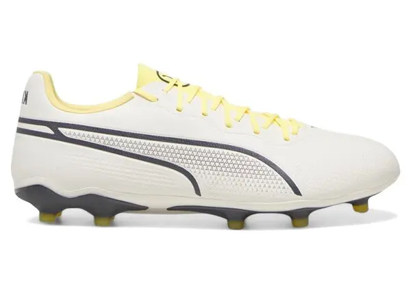 PUMA King Pro Fg/ag Voltage Pack - Alpine Snow/asphalt/yellow Blaze