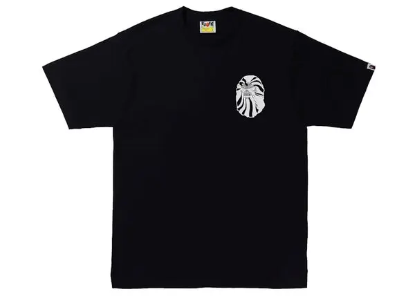 A BATHING APE Ape Head 1 Tee Shirt - Black